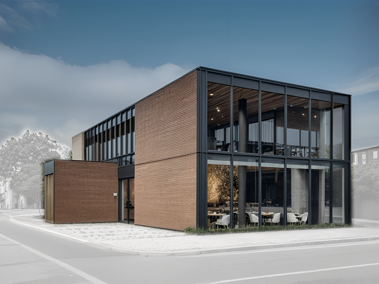 [architecture] Neutral Eco Cafe : Fastdesign