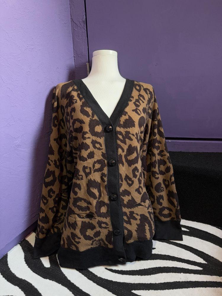 Ghost of Harlem leopard cardigan : popgirl.vintage