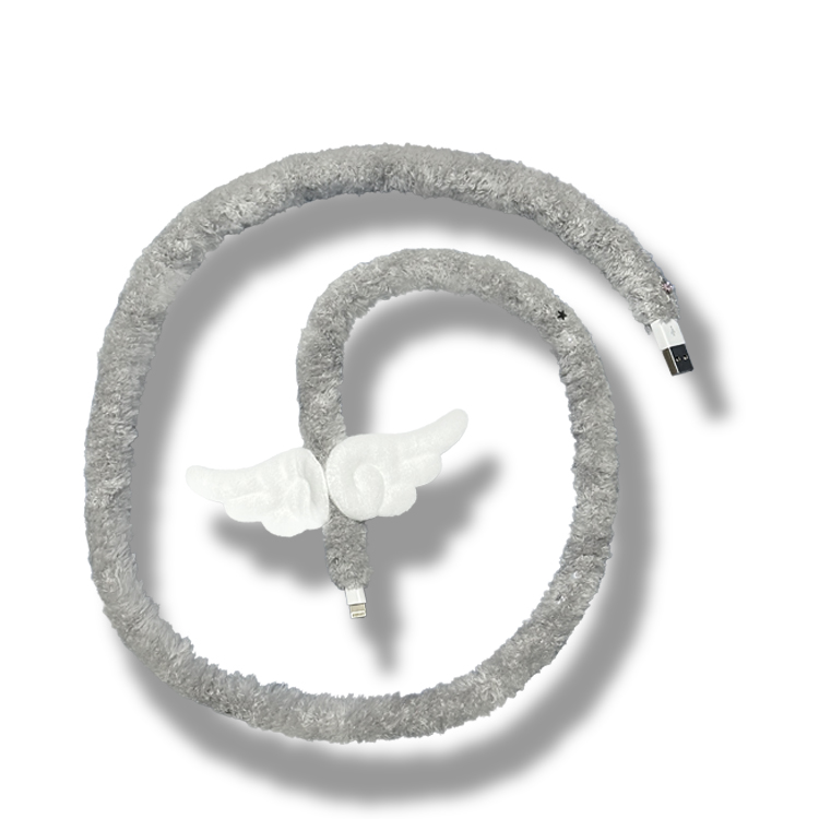 Fuzzy cable_Angel (Silver) : 퍼지룸 fuzzyroom