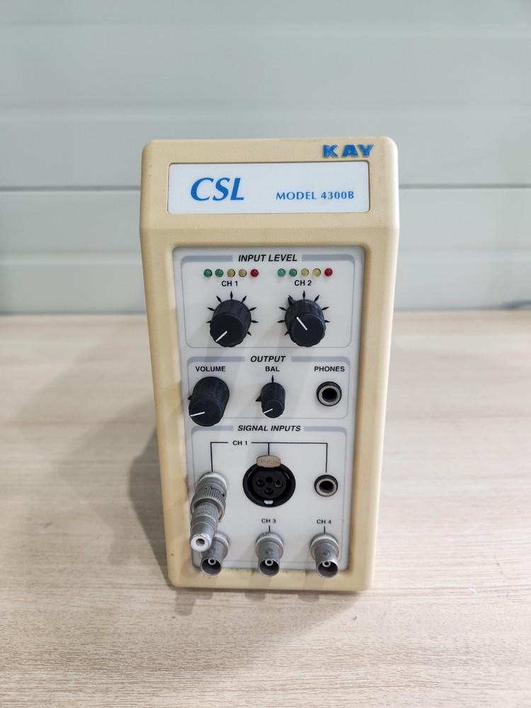 KAY CSL 4300B 전산화 음성 실험실 분석 기계 : 엠아이티솔루션