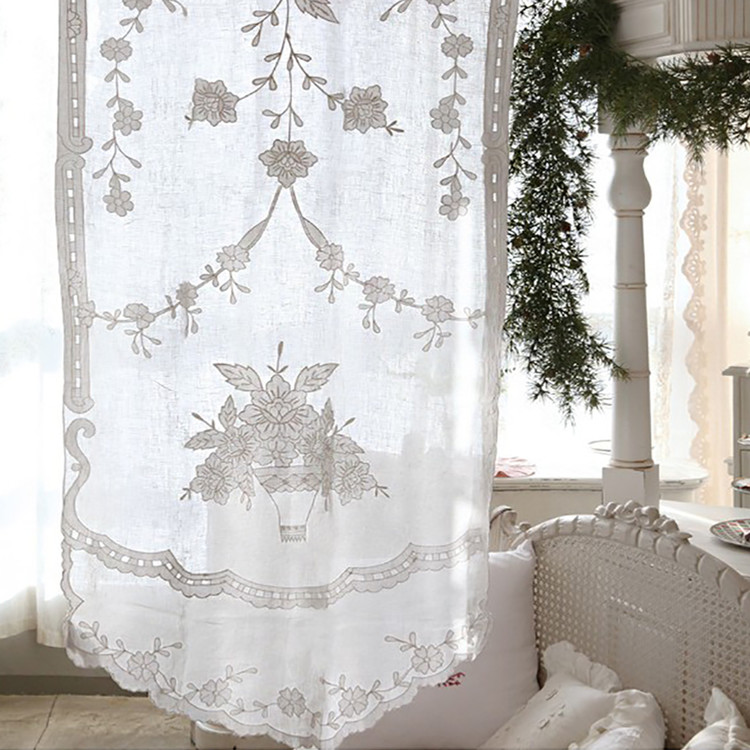 라벨르엠 미니 자수커튼 로자리안 : 라벨르엠 - Labelle M