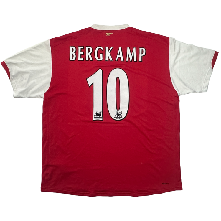 2006-2008 Arsenal Home #10 Bergkamp - XXL : 433 SEOUL
