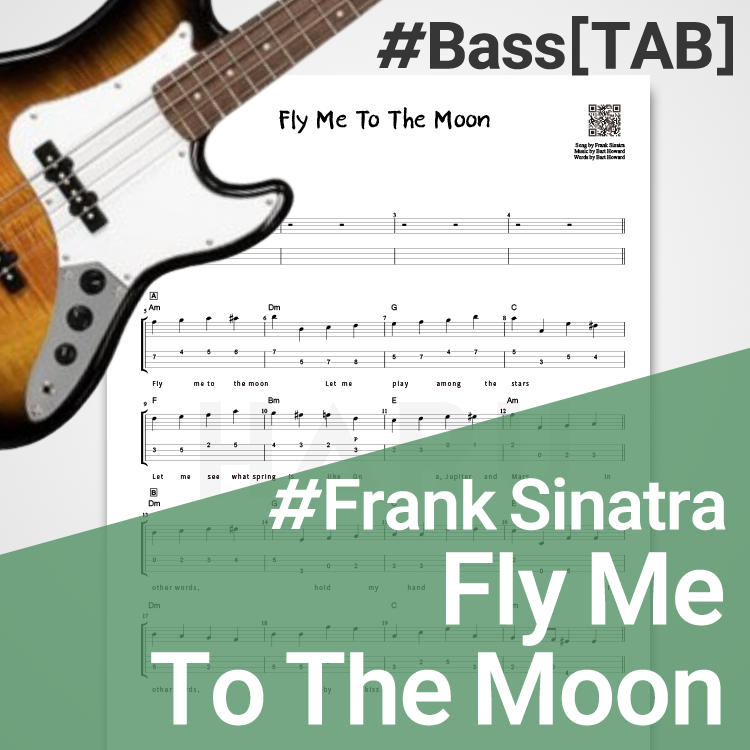 베이스기타)Frank Sinatra - Fly Me To The Moon : haruguitar
