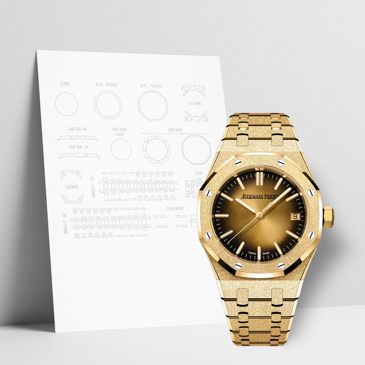 워치쉘 오데마 피게 로열 오크 15550BA.GG.1356BA.01 37mm 보호 필름 : 워치쉘 — Patented Rolex ...