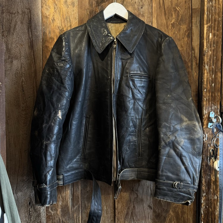 [105] Vintage 80's Leather Jacket : masterpiecehannam