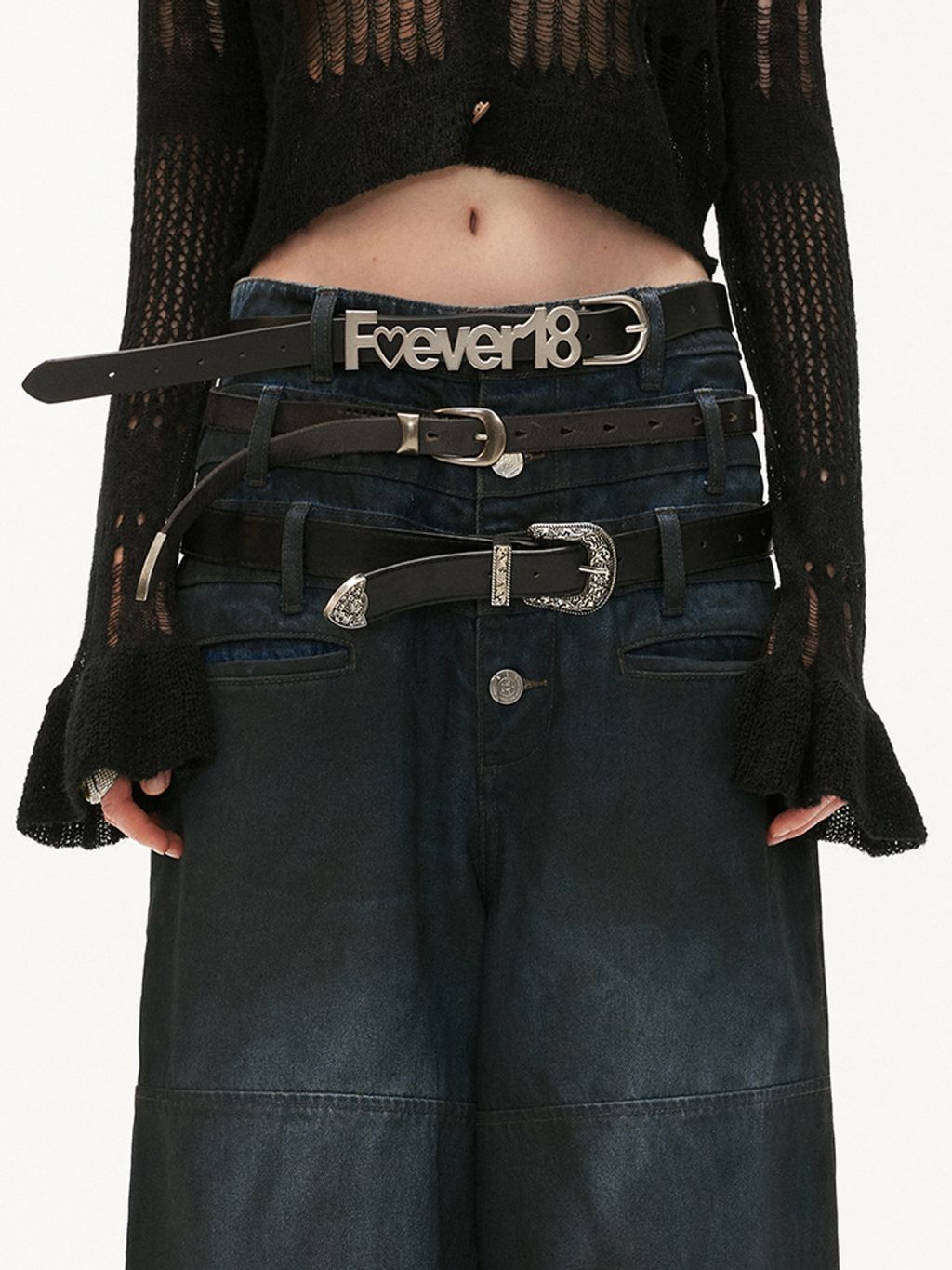 Foever18 Leather Belt : 리디큘러스(RIDICULOUS)