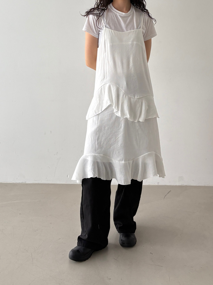 RE Bustier See-through Frill OPS (3color) : FOURTY