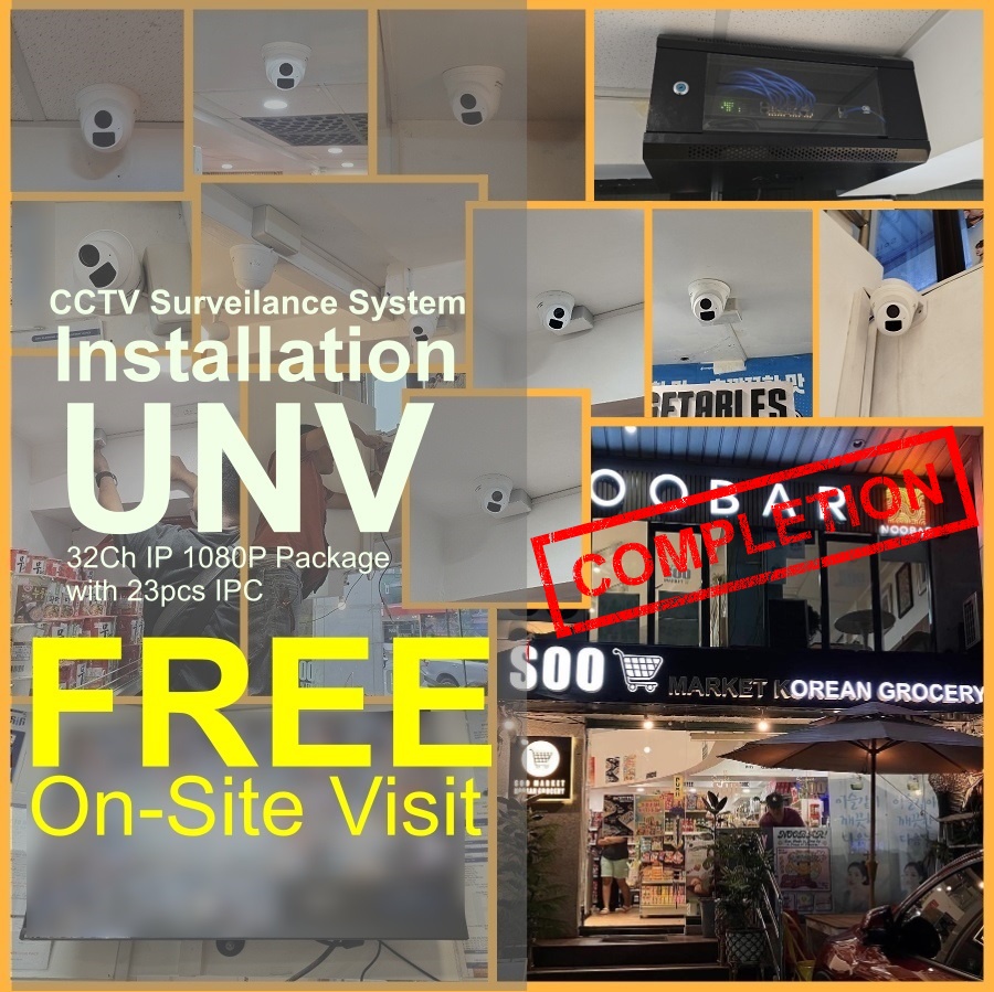 Installation of UNV 32Ch IP 1080P Package with 23pcs IPC in PASIG ...