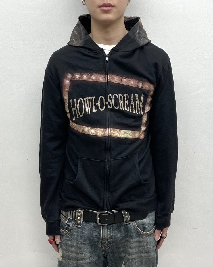 HOWLO SCREAM Ghost Hooded Zip-Up : boldlover님의 웹사이트