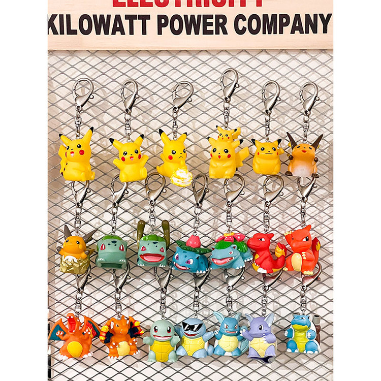 #7 Nintendo Pokemon Finger Bandai Keychain, 90s 2000s : Yayshop 예이샵