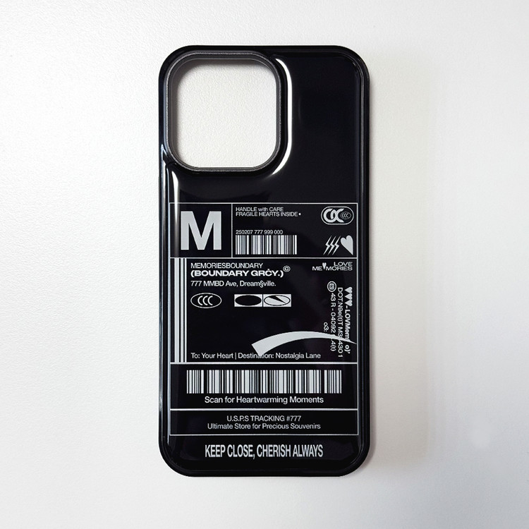 Fresh Love Delivery Label Phone Case (Epoxy-BK) : 메모리즈바운더리