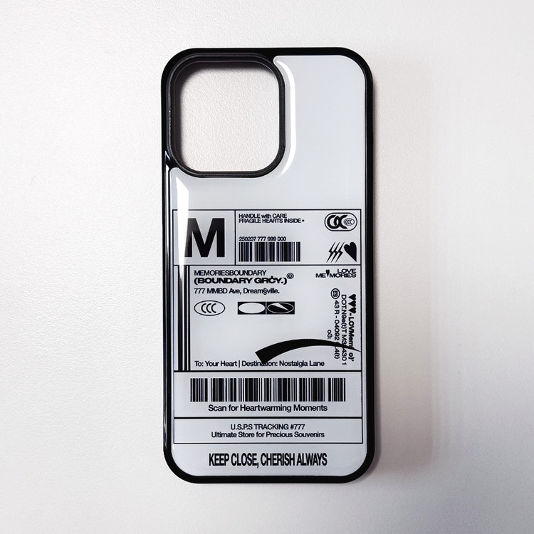 Fresh Love Delivery Label Phone Case (Epoxy-WH) : 메모리즈바운더리
