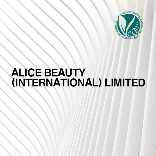 ALICE BEAUTY (INTERNATIONAL) LIMITED : 비건표준인증원