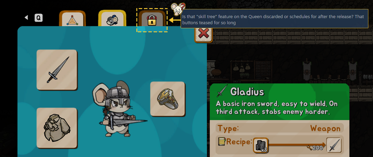 Ratopia DevDiary #36 - Leader Perks : Cassel Games