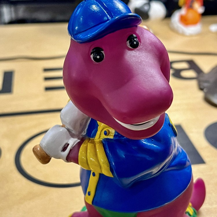 Barney Dinosaur Coin Bank, 1992 : Yayshop 예이샵