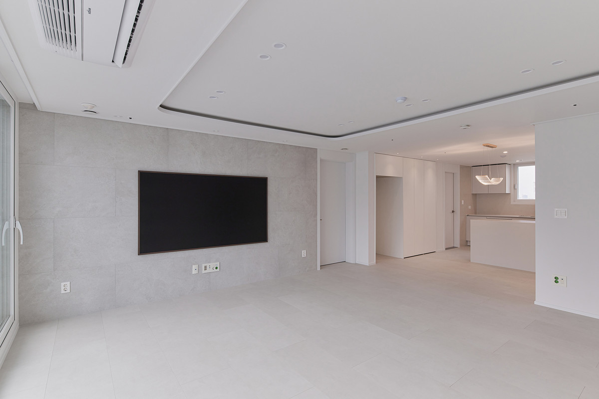 화이트 & 연그레이 모던 인테리어, 경기 화성 동탄역롯데캐슬알바트로스 39PY : HOME