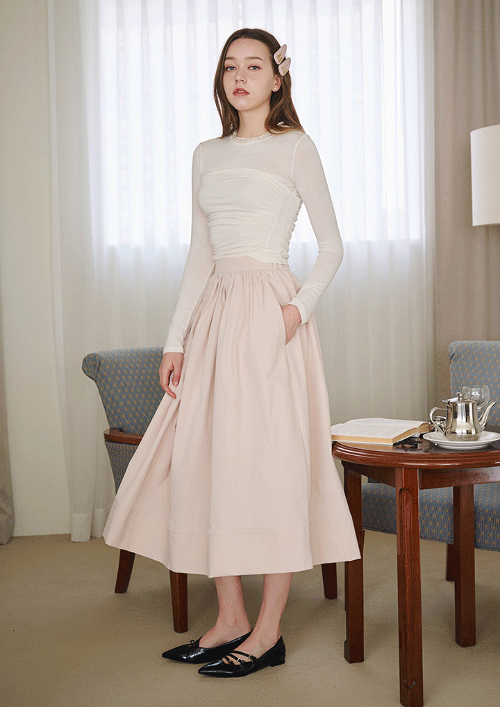 바이서우 햅번 풀 스커트