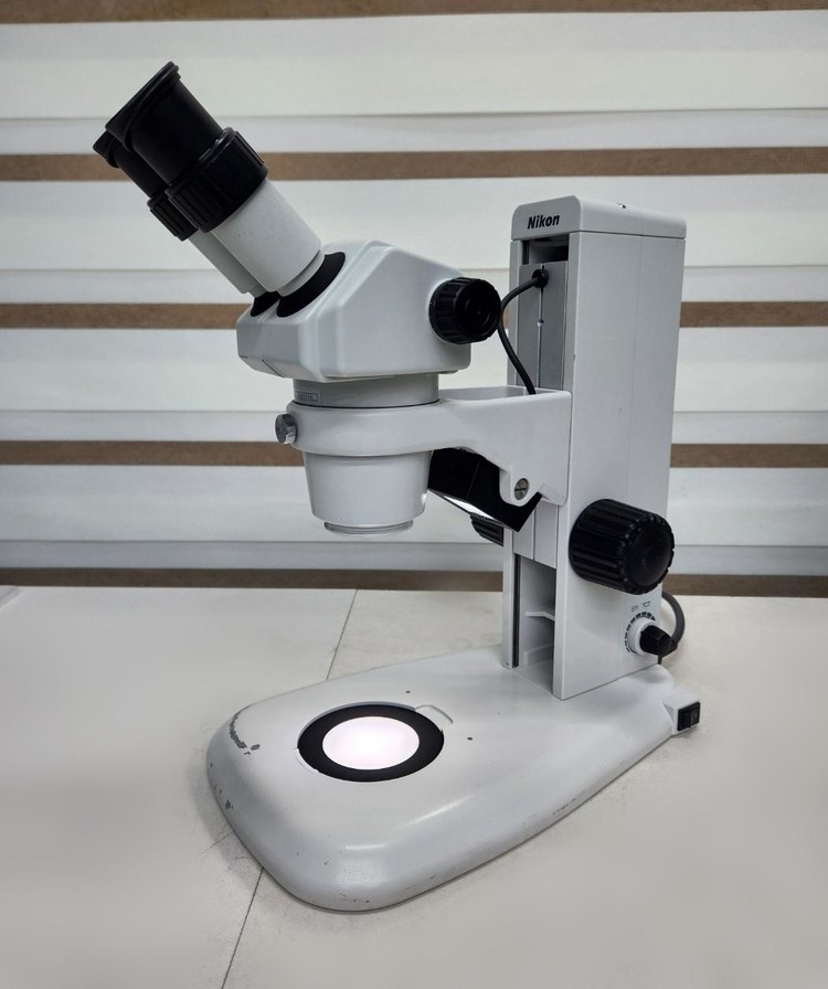 NIKON SMZ445 Stereo Microscope /Nikon C-LEDS C-LEDS Hybrid LED Stand ...