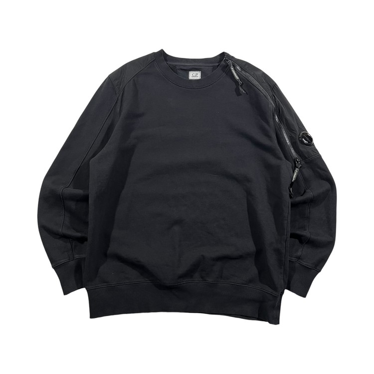 [C.P. Company] CP컴퍼니 21FW 나일론배색 사선지퍼 맨투맨 : 아이스빈티지