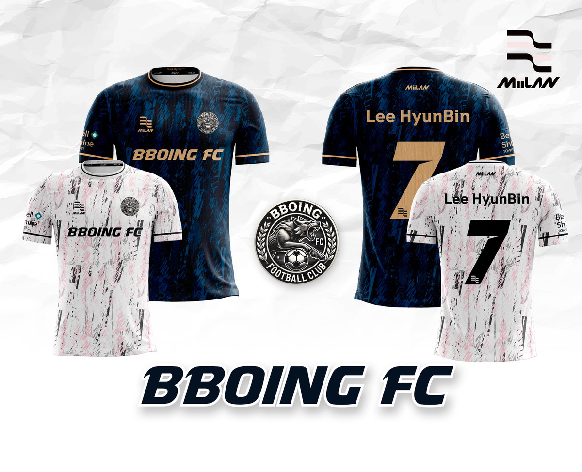 BBOING FC(뽀잉FC) 양면유니폼(C.50D실키밀란) : 밀란코리아
