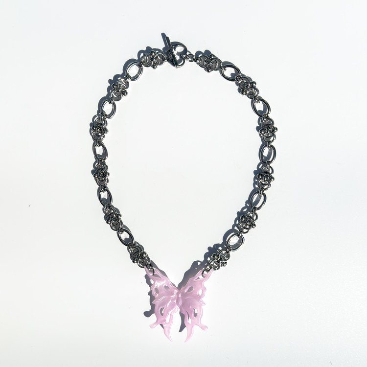 NABI : Necklace ( bubblegum pink ) : KIMUNE