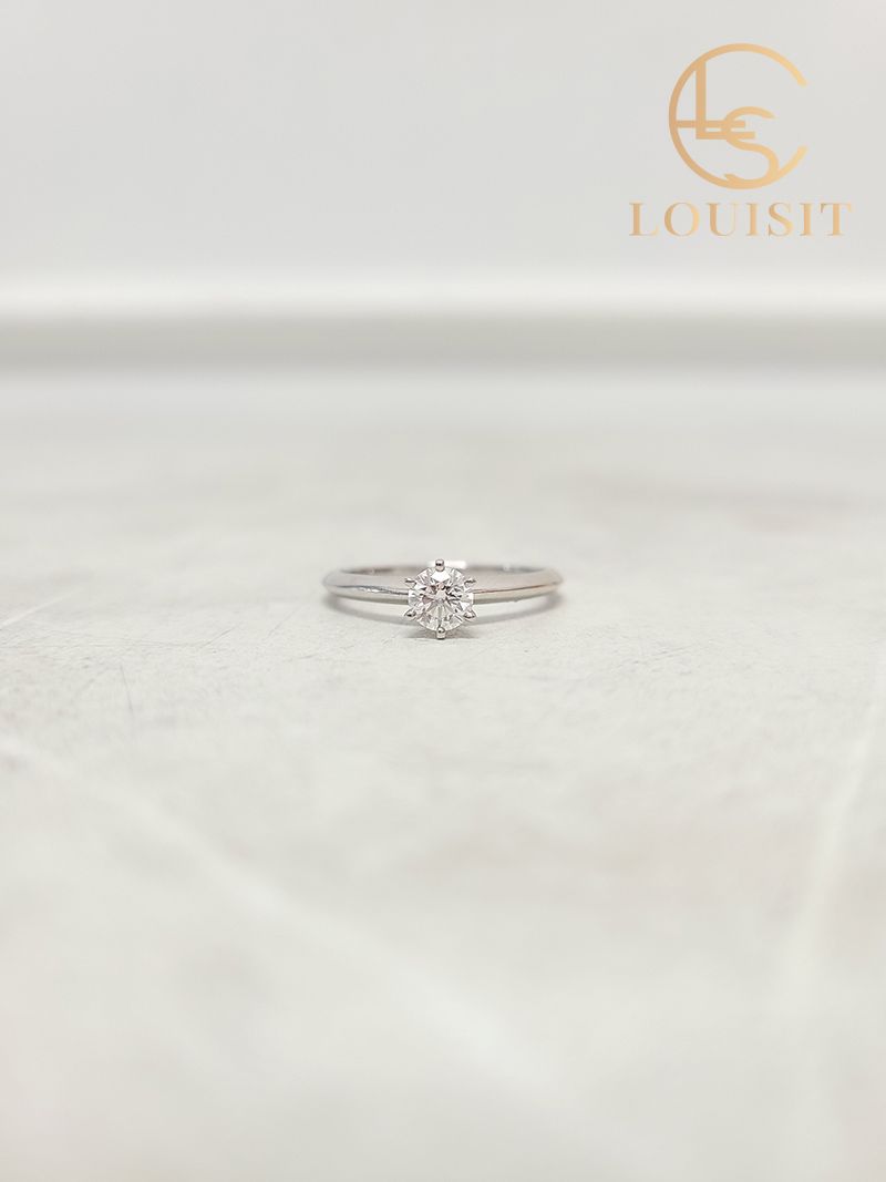 [티파니] 플래티늄 티파니 세팅 0.4ct 4부 다이아 반지 10호 : 중고명품 루이스잇 :: 쉽고 빠른 명품 안전거래