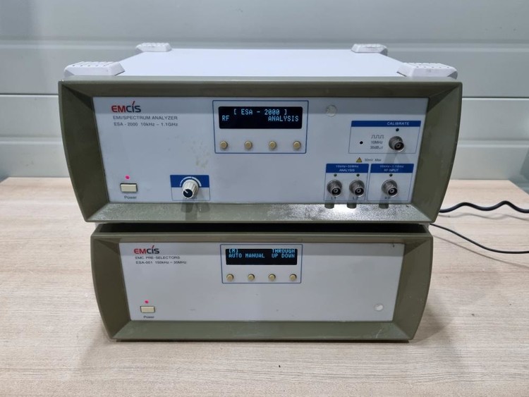 이엠시스 EMI 분석기 EMCIS EMI/Spectrum Analyzer ESA-2000, EMC Pre-selector ESA ...