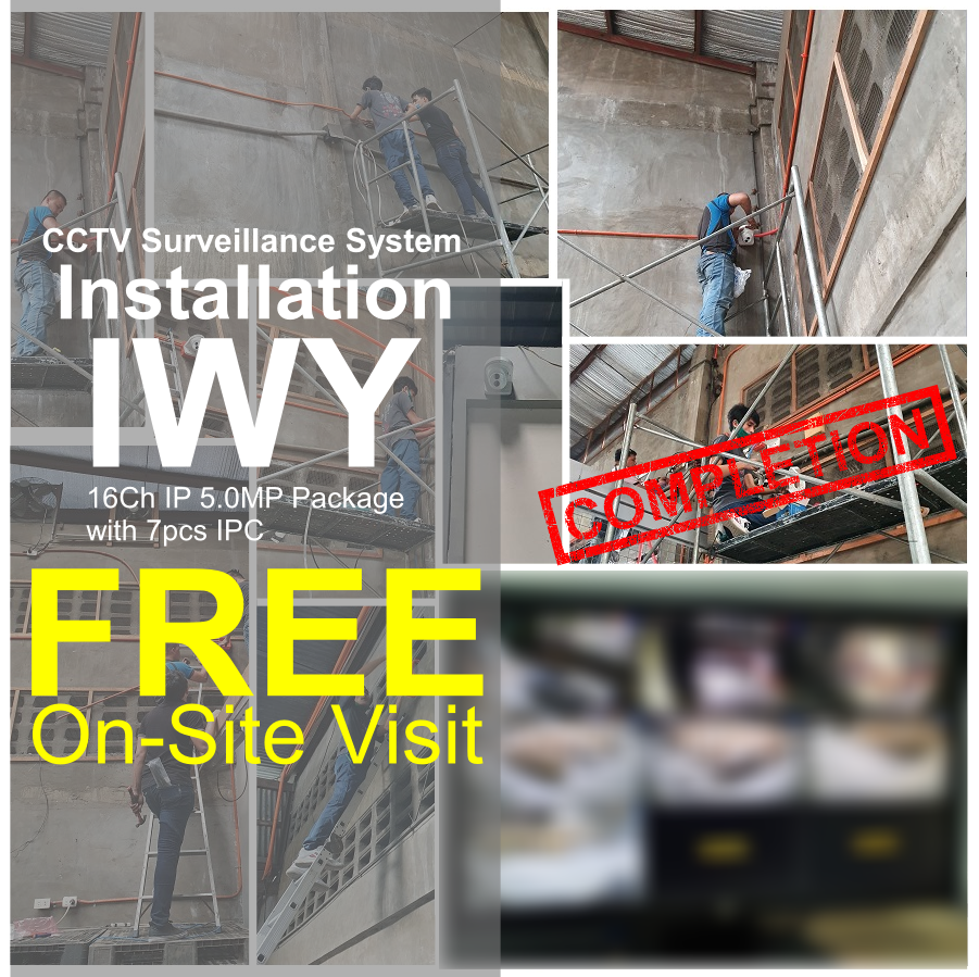 Installation of iWatchYou 16Ch IP 5.0MP Package with 7pcs IPC in Pasig ...