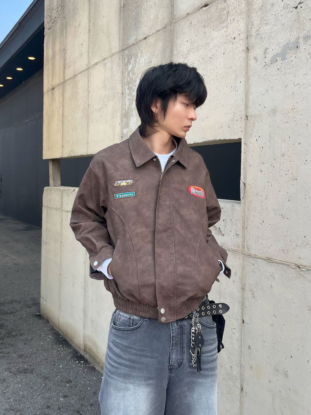TSR The leather jacket(2C) : 트로우