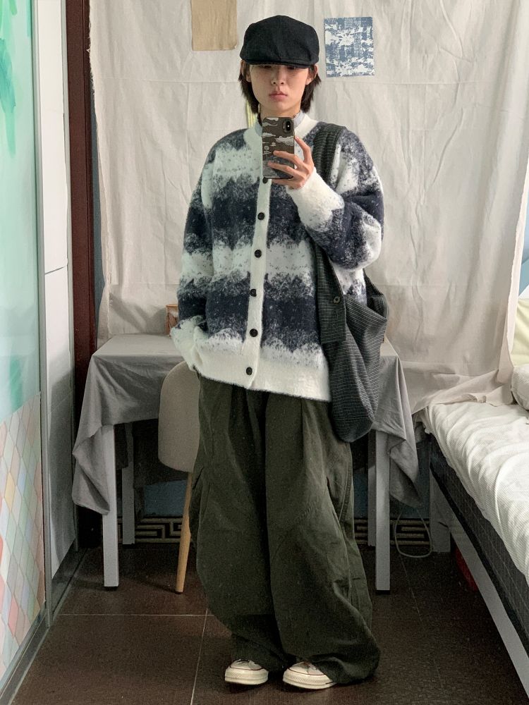 Spring Angora Cardigan : 더스터프(Dustuff)