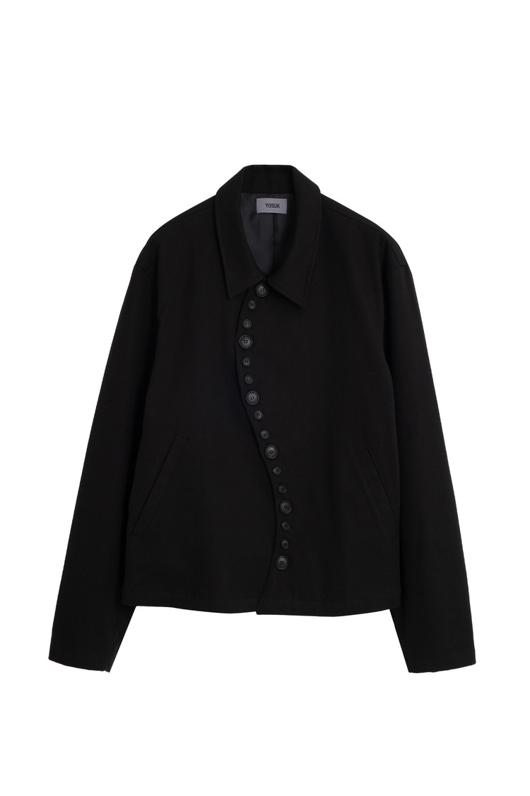 S button jacket(Black) : YOSUK