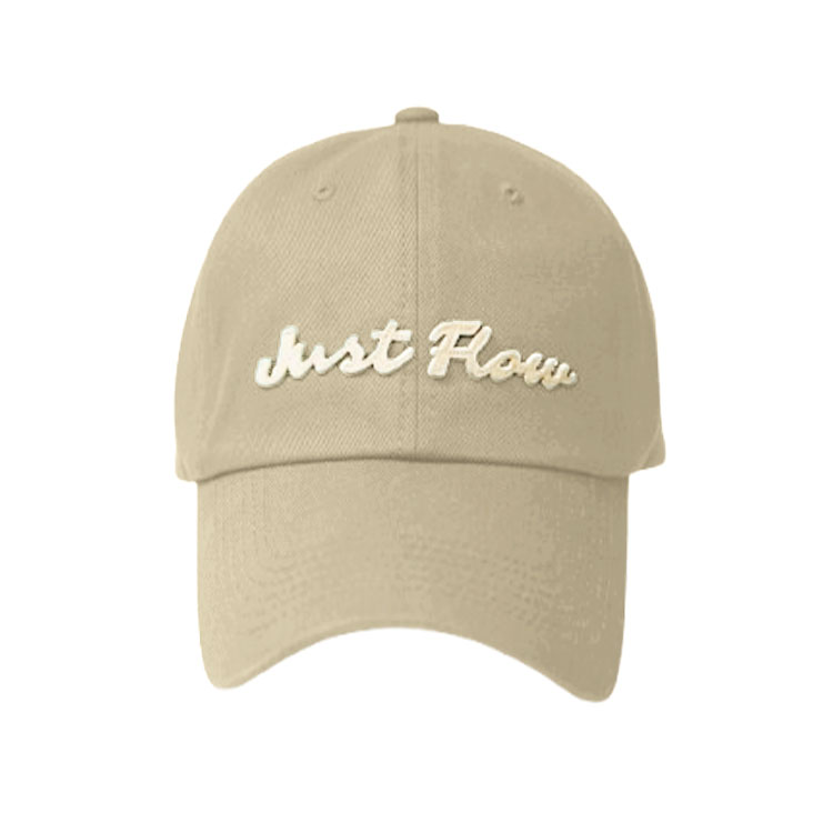 JUSTFLOW 저스트플로우 자수 패치 아플리케 와펜 볼캡 모자 (블랙/그린/베이지)