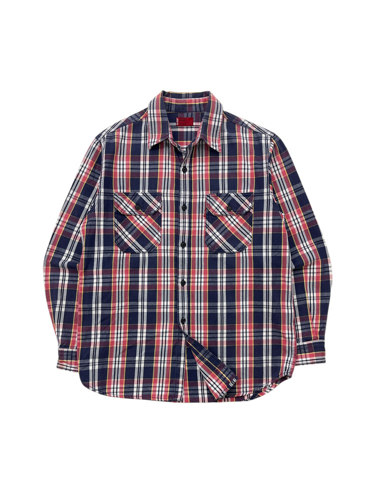 00's Levis Red Tab Twill Cotton Check Shirt (M,95-100) : 라이트하우스 스토어