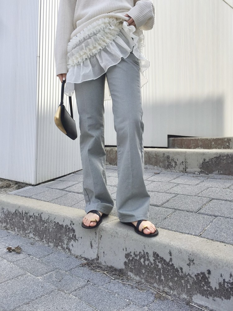 25SS) SLIM BOOTS CUT PT : PERMEATE