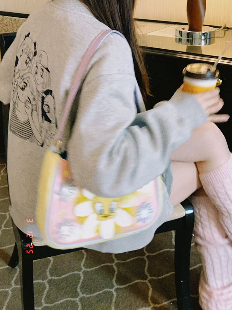 DODO Sunlight Comic Sister Baseball Jacket : 프티베 petitbe