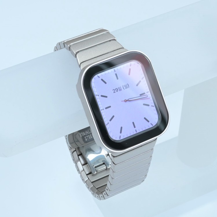 애플워치 10 9 8 7 SE 울트라 2 스타라이트 링크브레이슬릿 메탈 스트랩 : 칸탐 KANTAM