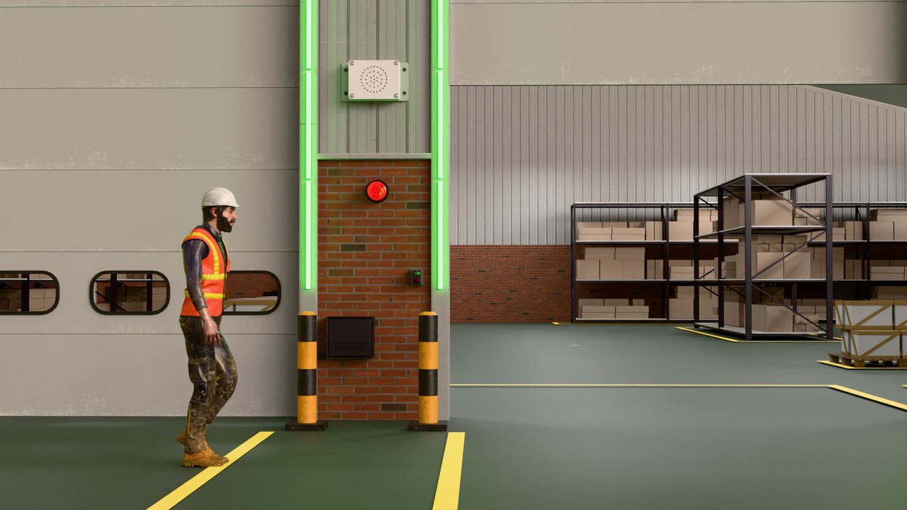 지니고 안전시스템 보행자 라이트 I Operator Safety System