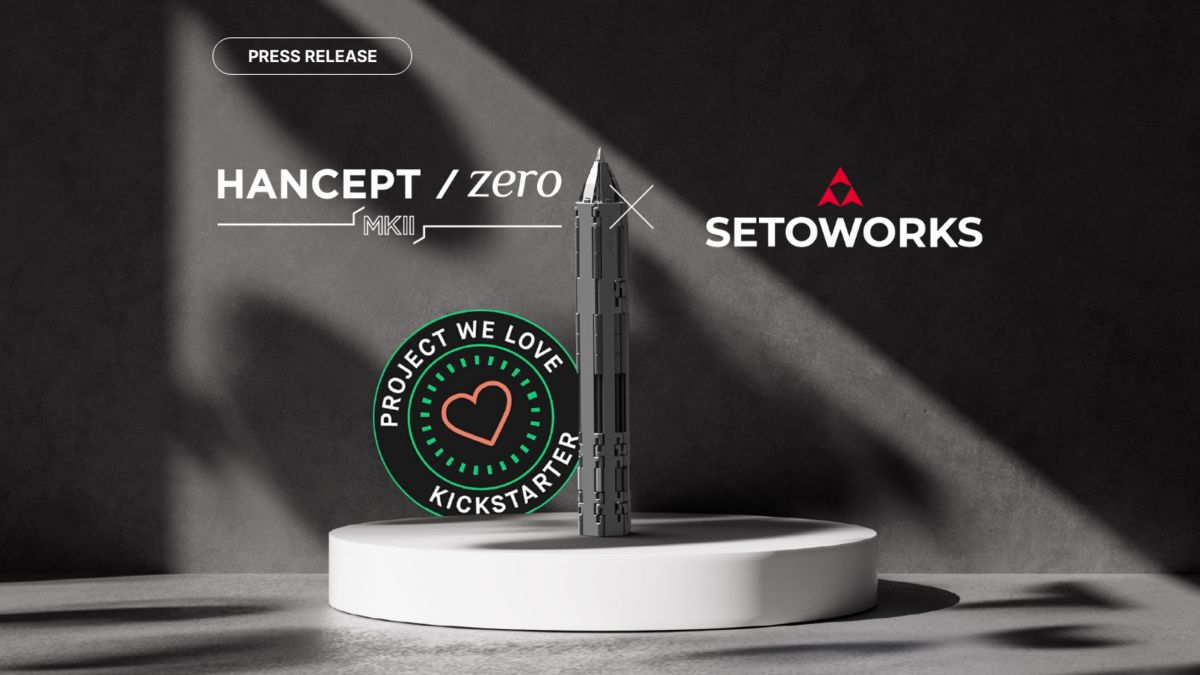 한셉트 ‘제로 MK2’, 킥스타터 오픈 5일만에 1억 돌파…프로젝트 위러브도 선정 : News | 세토웍스 Setoworks