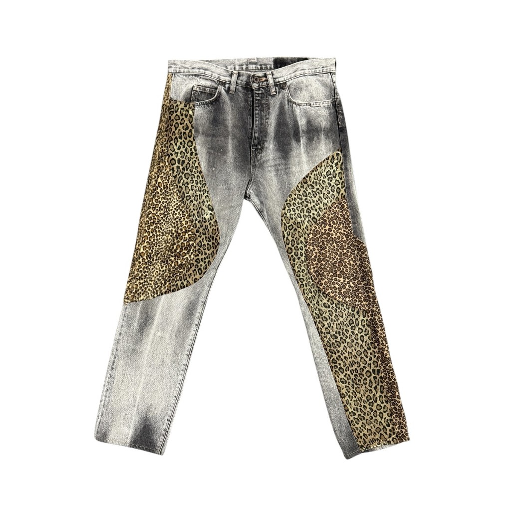 Kapital Leopard Rework Denim Jeans : Hotmess