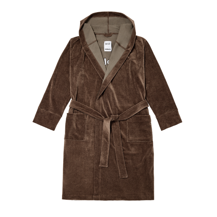 Velour Hooded Snug Robe(Bay Brown) : Goblin Wear 고블린 웨어