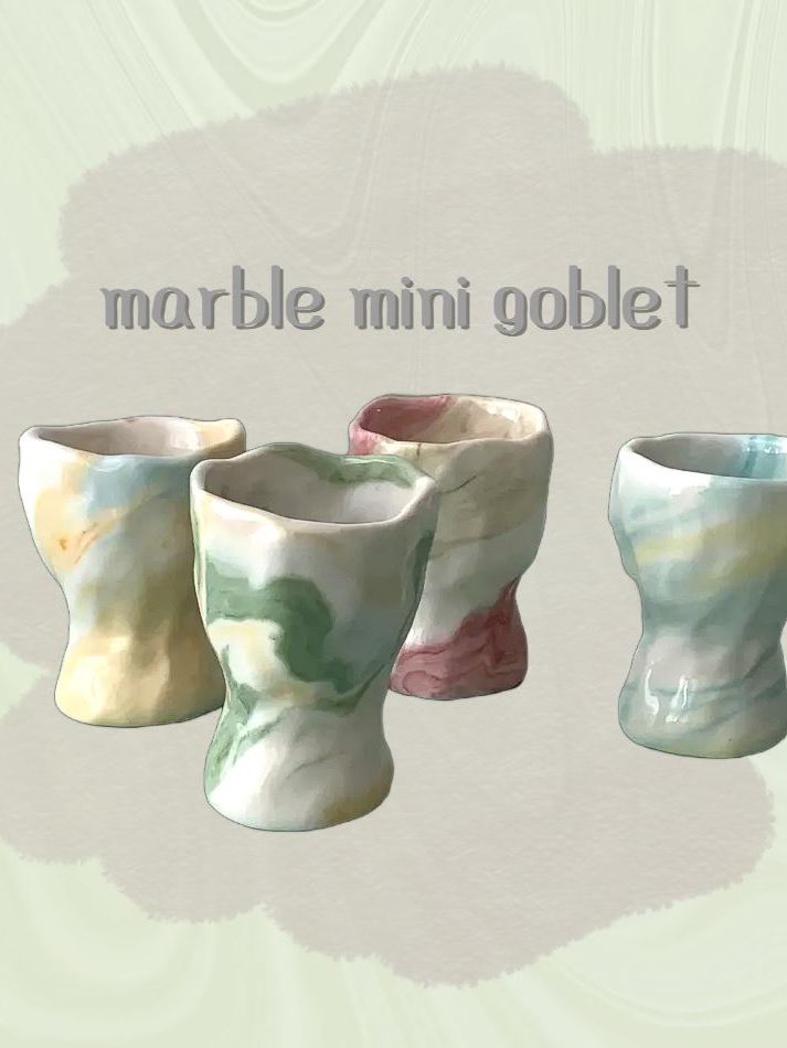 Marble mini goblet : 퐁드타블레