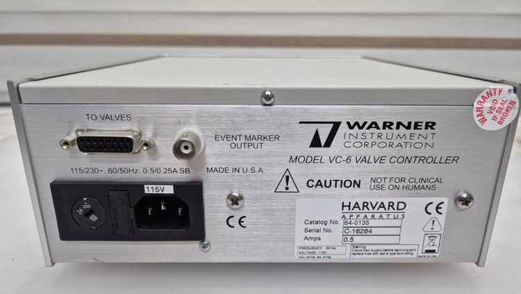 Warner Instrument VC-6 Six Channel Valve Controller : 엠아이티솔루션