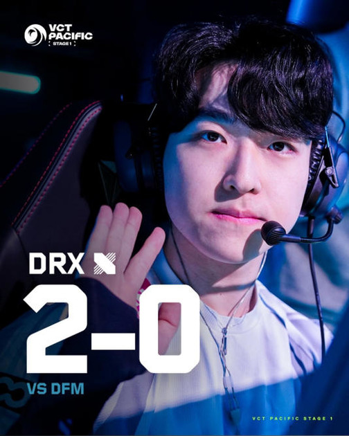 '일본 킬러 재증명'…DRX, 데토네이션 포커스미 2대0 완파 : DRX | NEWS