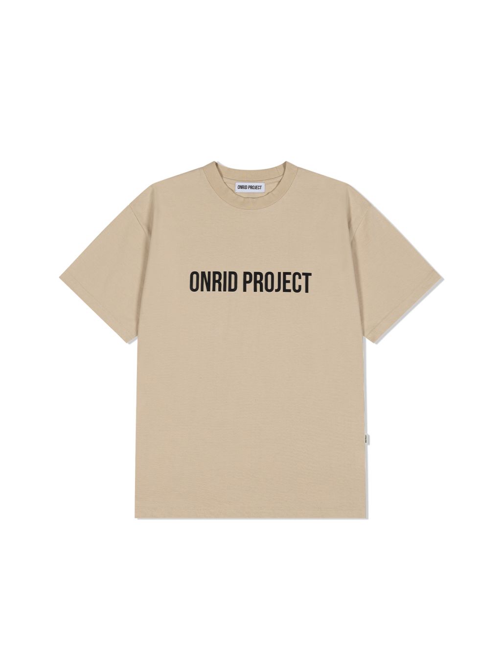 Big Logo T-Shirt - Beige : ONRID PROJECT 온리드 프로젝트