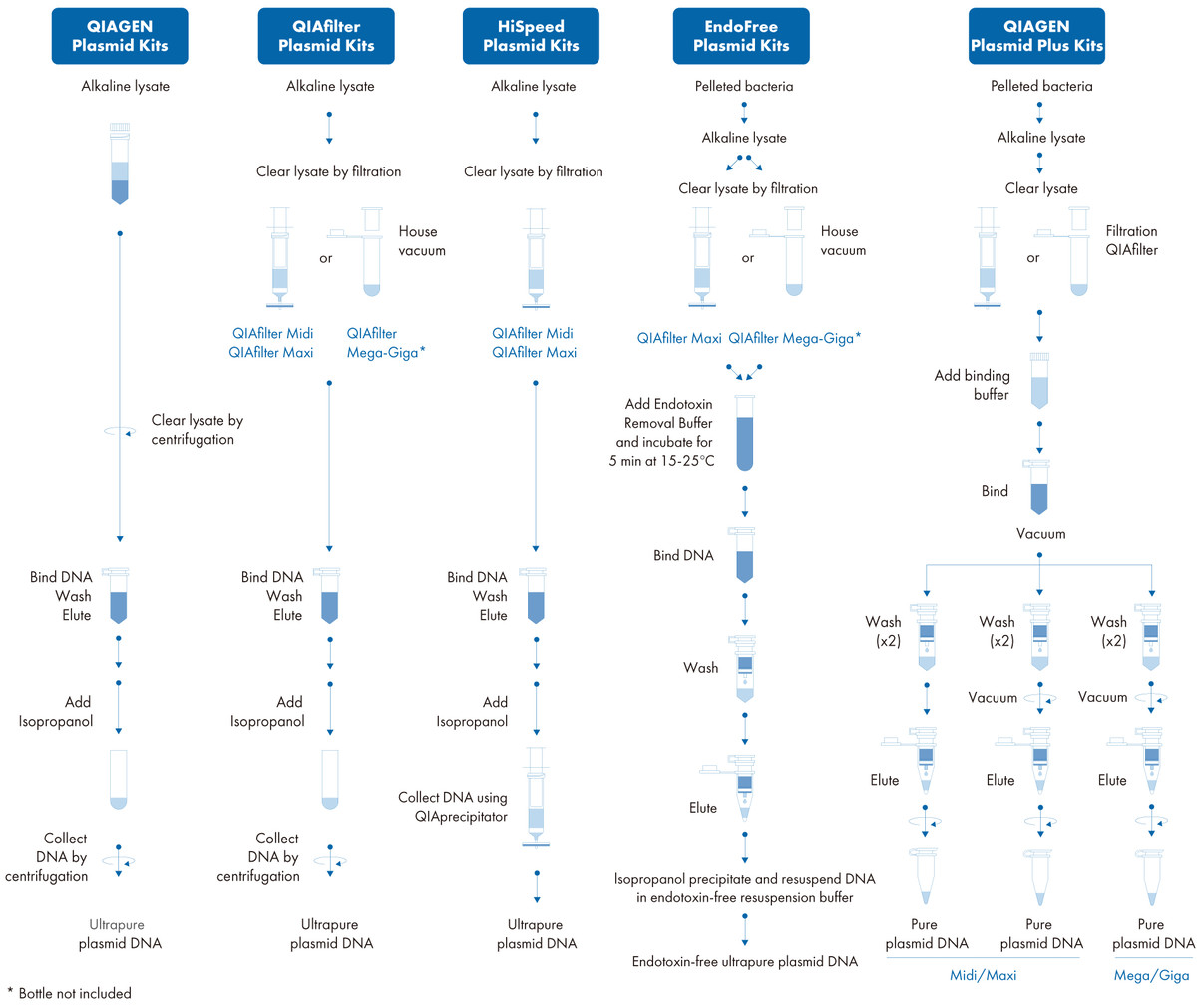 QIAGEN의 다양한 plasmid DNA purification kit. : QIAGEN 제품 소개