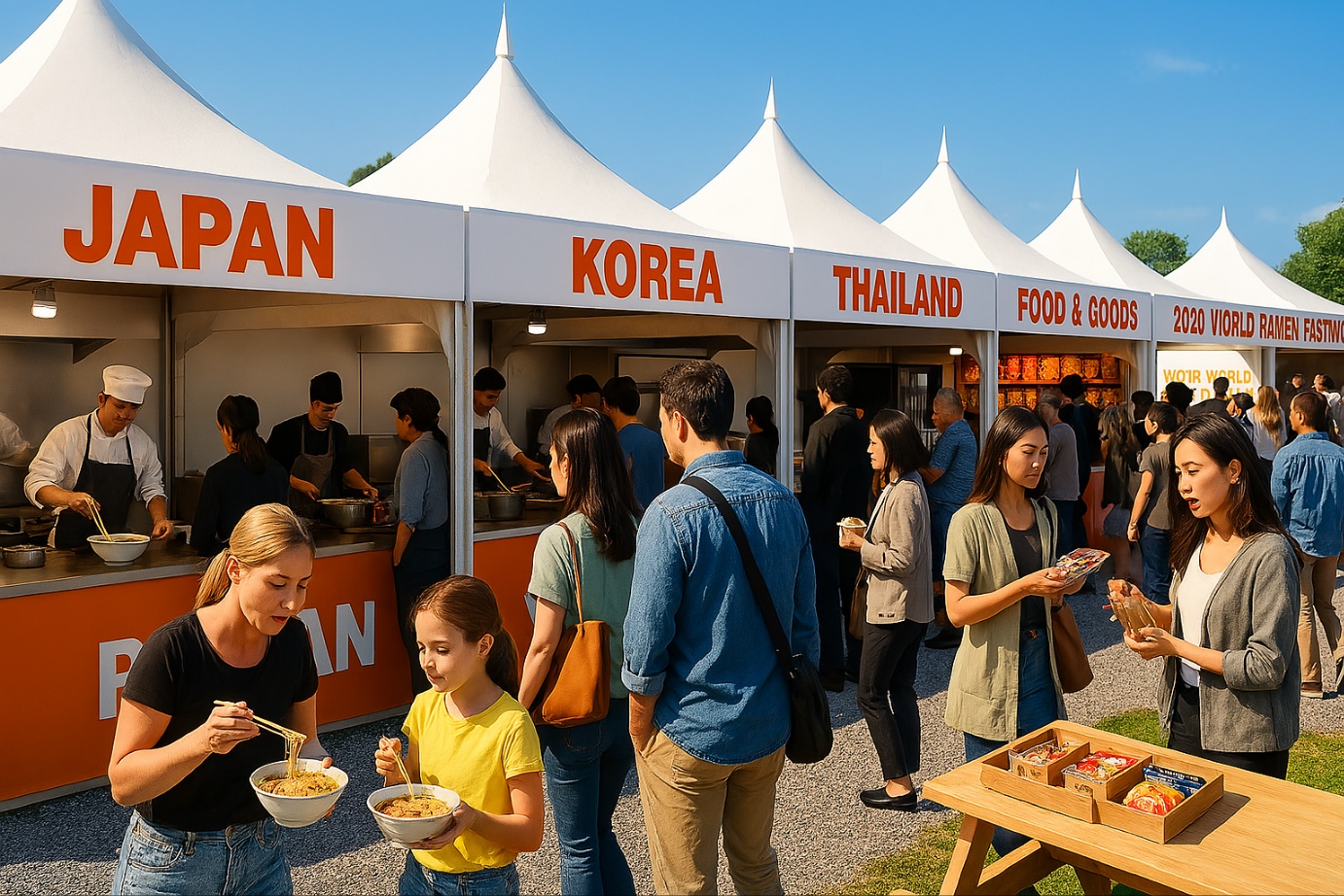 世界ラーメン フェスティバルが炎上「国内のラーメンと東南アジアのラーメン3種類しかない」「お湯が出ない」 [469534301]