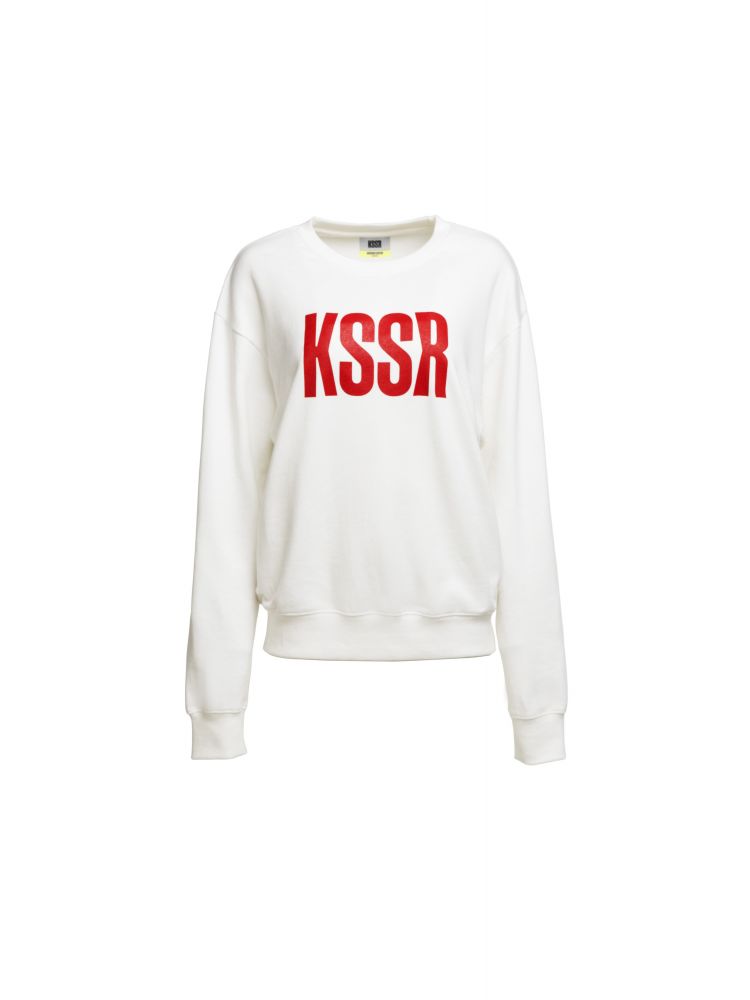 KSSR 로고 맨투맨 화이트 KSSR LOGO SWEATSHIRT WHITE