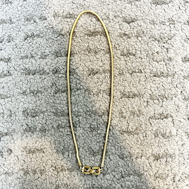 Vintage Givenchy Snake Chain Necklace : soberseoul