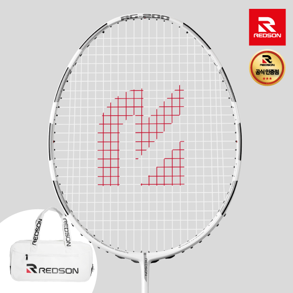 레드썬 RG 200 4U 화이트 배드민턴 라켓 REDSON RG 200 4U WHITE : 레드썬 미즈노 배드민턴 총판 사이트