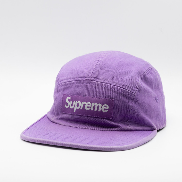 SUPREME WASHED CHINO TWILL CAMP CAP LIGHT PURPLE 21SS : Paramade ...